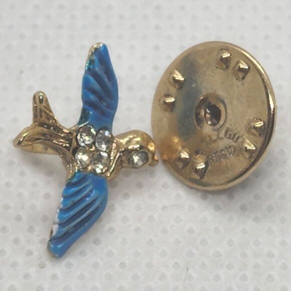 Vintage | Jewelry | Vintageballou Blue Bird Ofhappinesspin | Poshmark